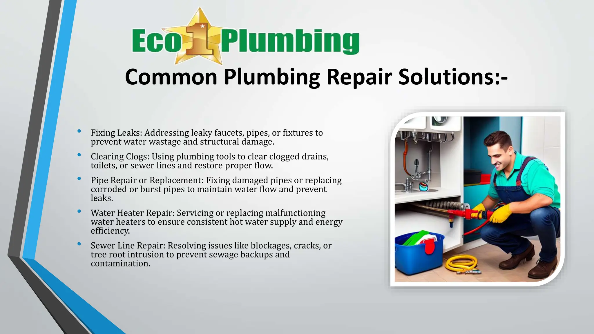 Plumbing Repair: Ensuring Your Home's Comfort and Safety | PPT