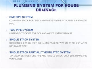 Plumbing services in high rise building and group housing | PDF