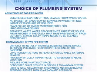 Plumbing services in high rise building and group housing | PDF