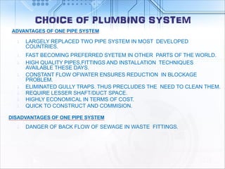 Plumbing services in high rise building and group housing | PDF