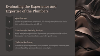 Importance of Choosing the Right Plumbing Service | PDF | Home & Garden