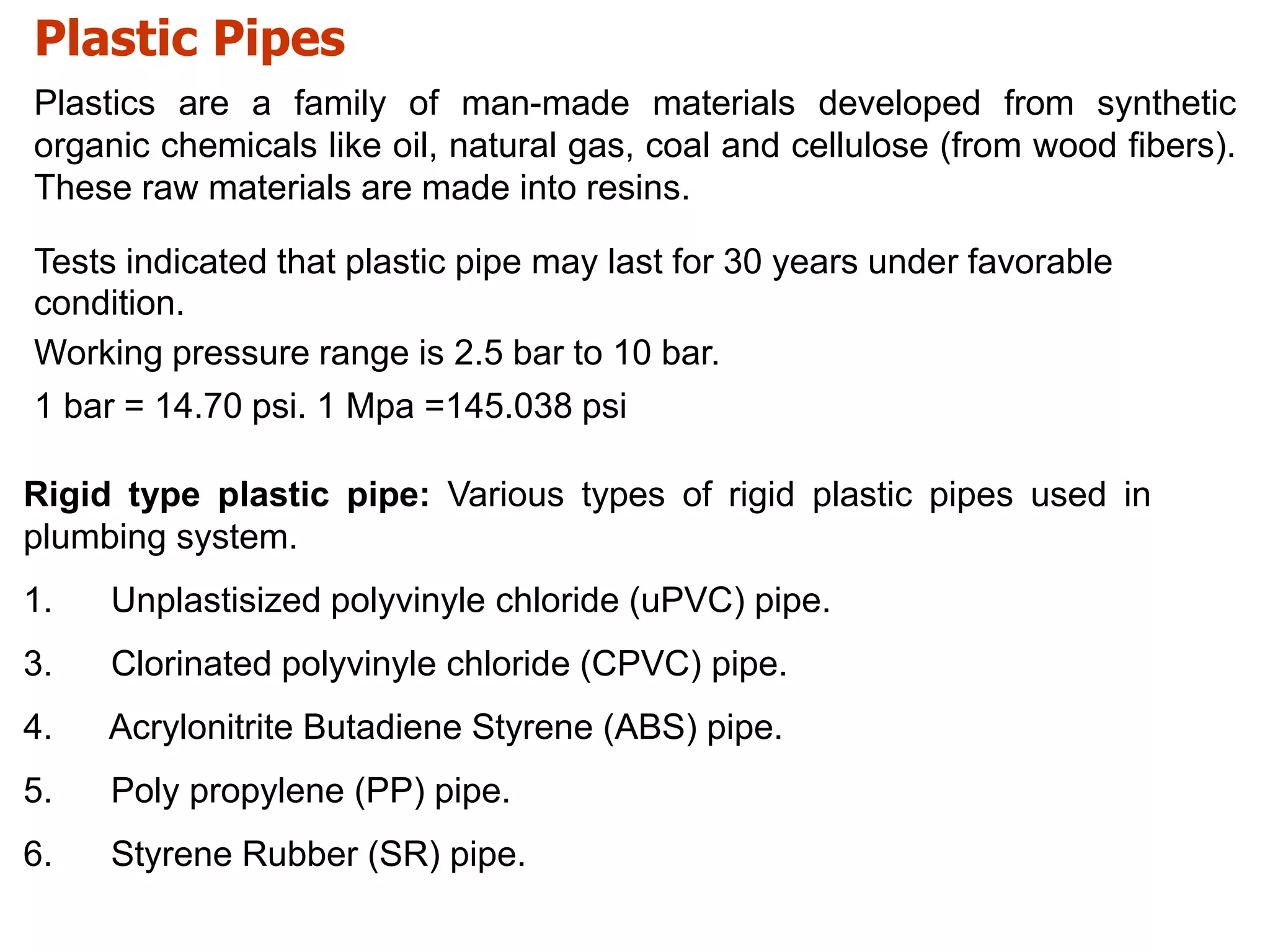 Plumbing system for training, 22.01.2017