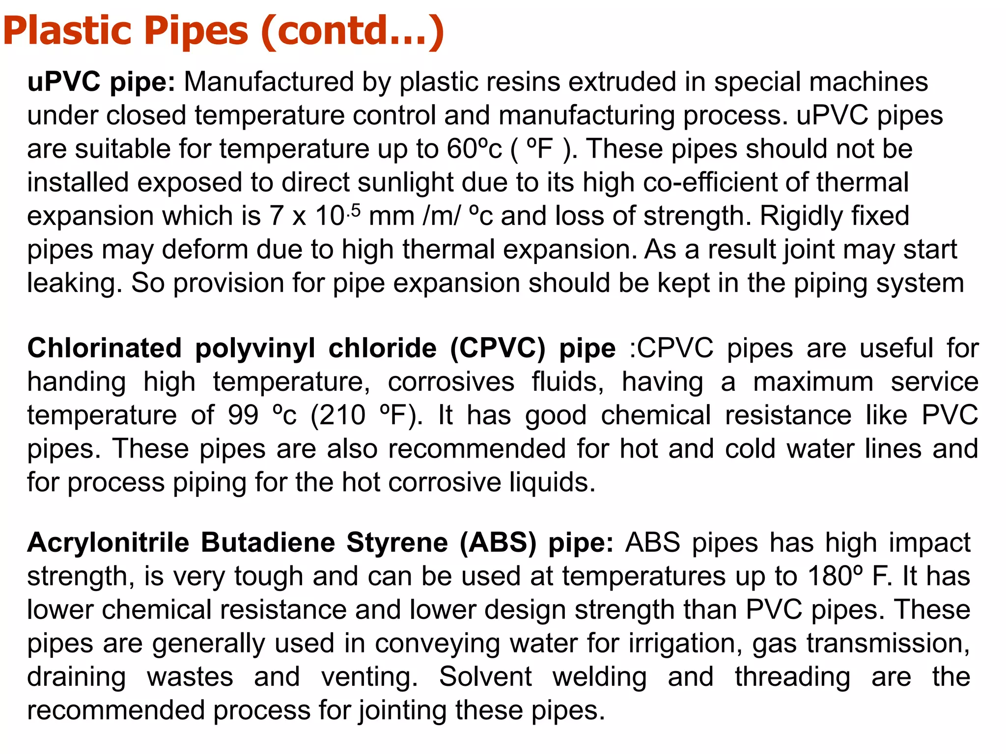Plumbing system for training, 22.01.2017