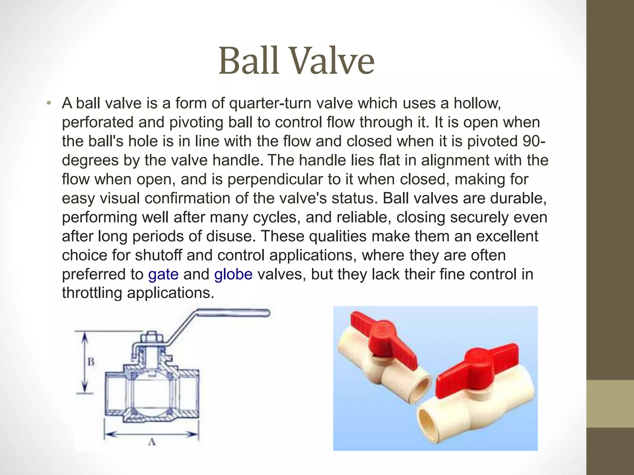 Plumbing valves ppt abdul samad 1-8-2018 | PPT