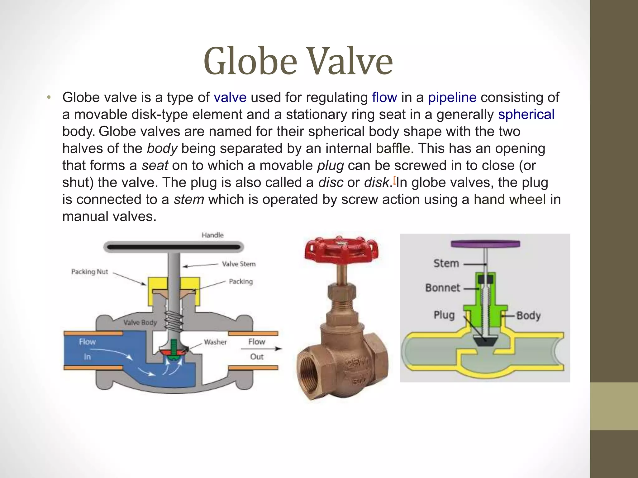 Plumbing valves ppt abdul samad 1-8-2018 | PPT