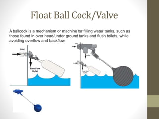Plumbing valves ppt abdul samad 1-8-2018 | PPTX