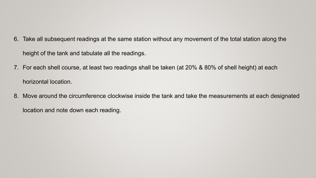 Plumbness & Roundness of storage tanks | PDF