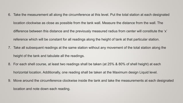 Plumbness & Roundness of storage tanks | PDF