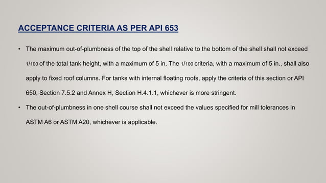 Plumbness & Roundness of storage tanks | PDF