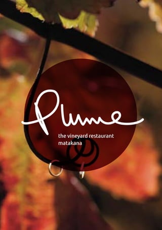 Plume Restaurant Brochure | PDF