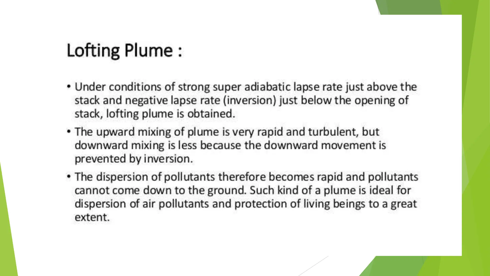 plume behavior and their flow at various locations | PPT | Free Download