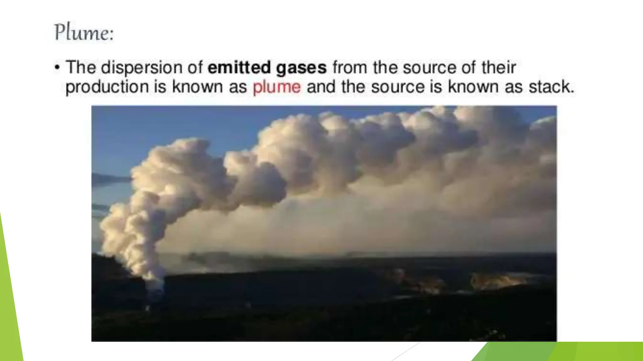 plume behavior and their flow at various locations | PPT | Free Download