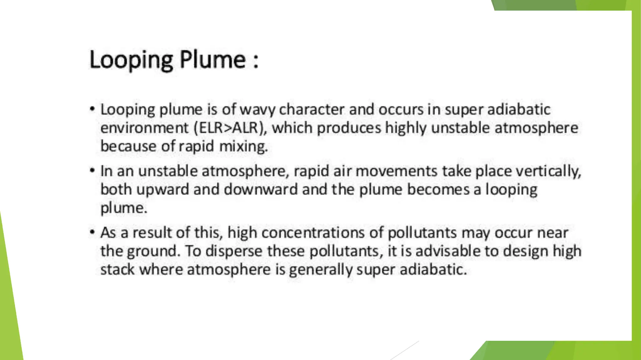 plume behavior and their flow at various locations | PPT | Free Download