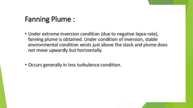 plume behavior and their flow at various locations | PPT | Free Download