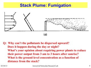 Plume characteristics | PPT