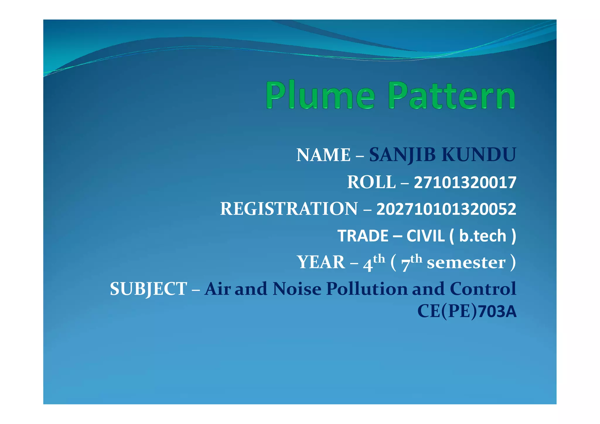 Plume Pattern Pdf