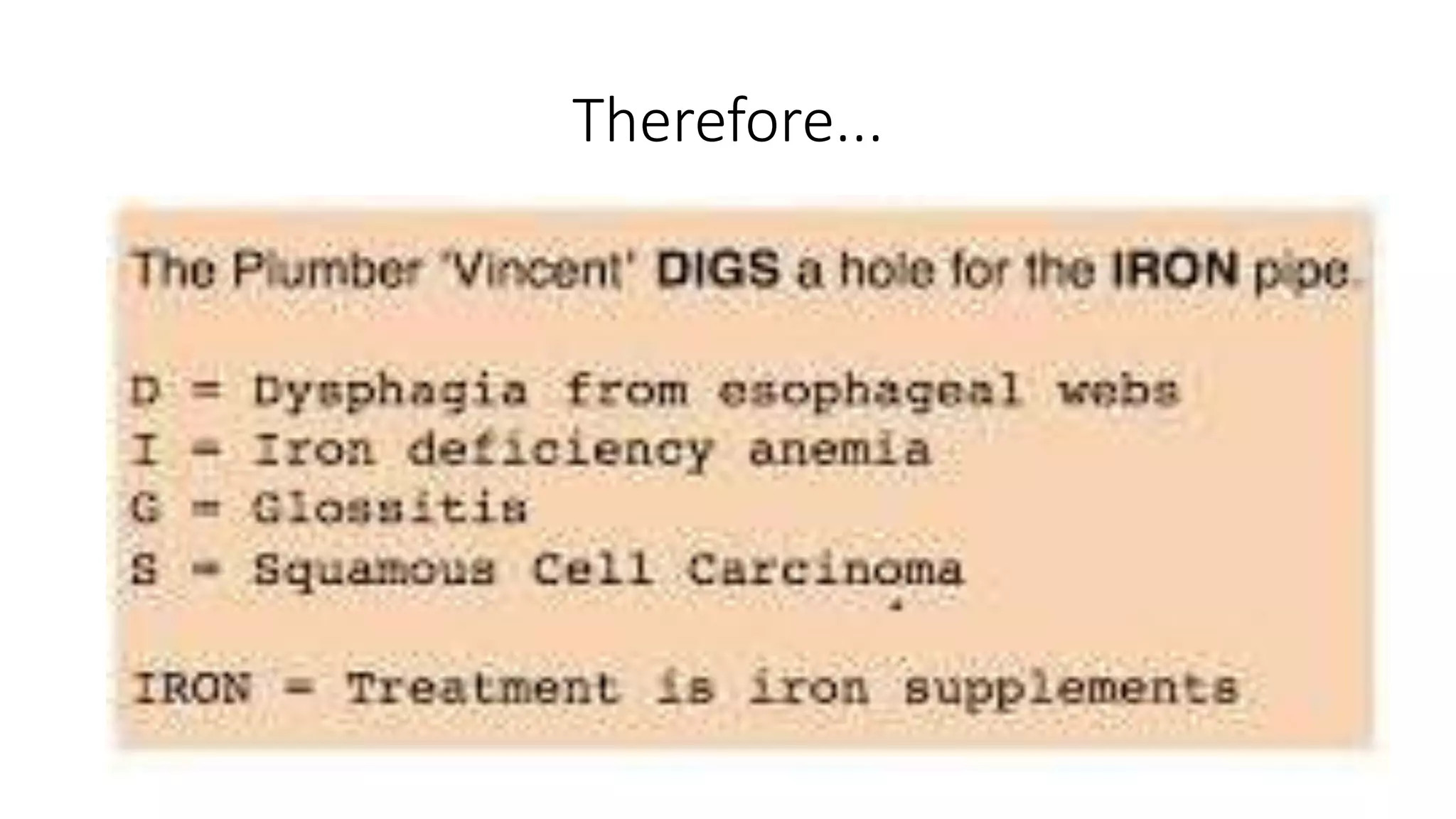 Plummer Vinson Syndrome | PPTX