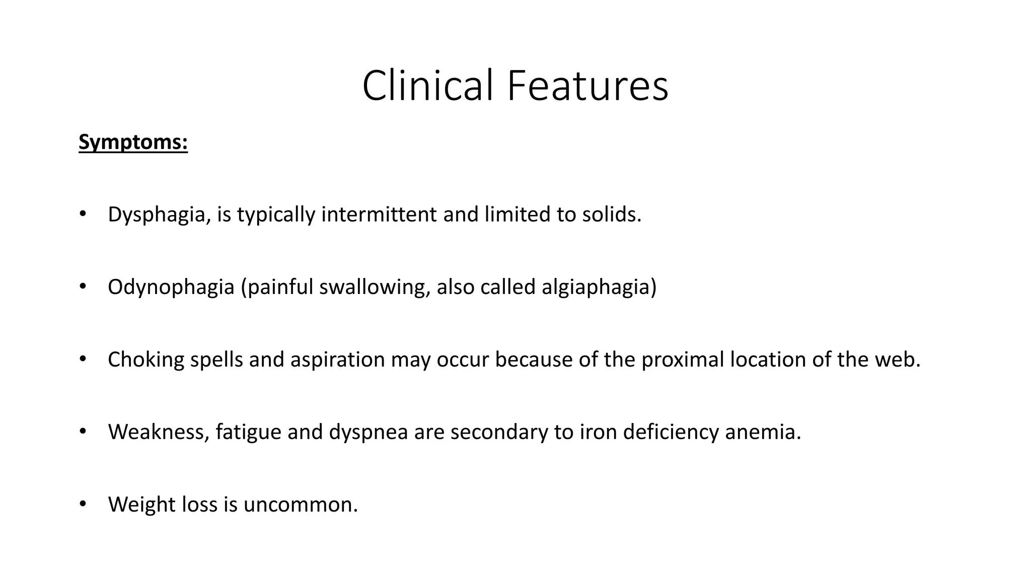 Plummer Vinson Syndrome | PPTX