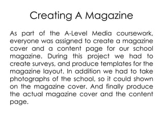 Plumstead manor school magazine | PPTX