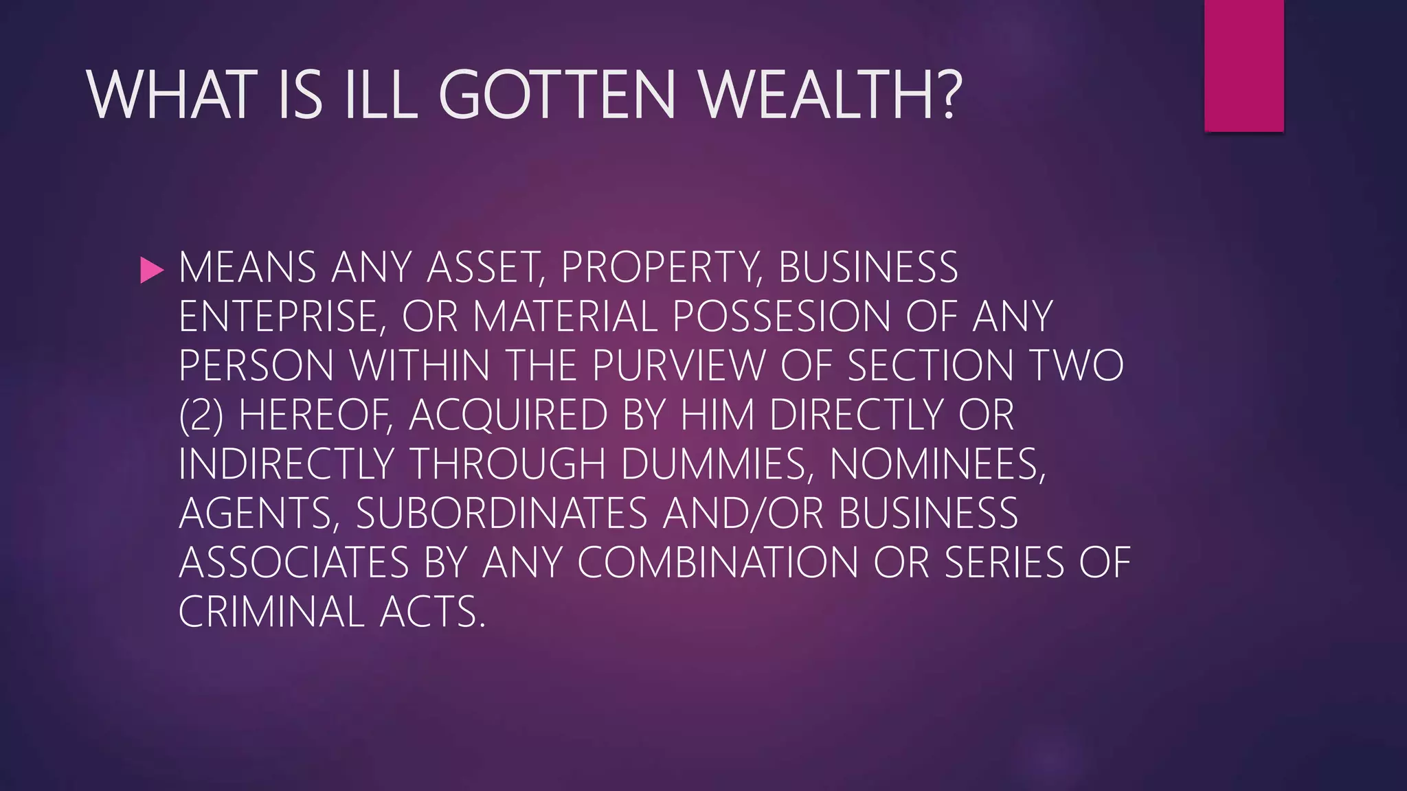 Plunder Law RA7080 | PPTX