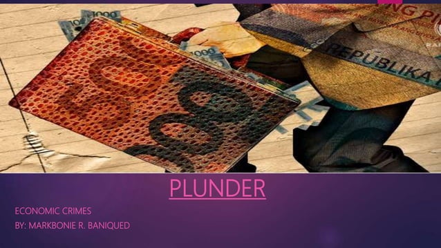 Plunder Law RA7080 | PPTX