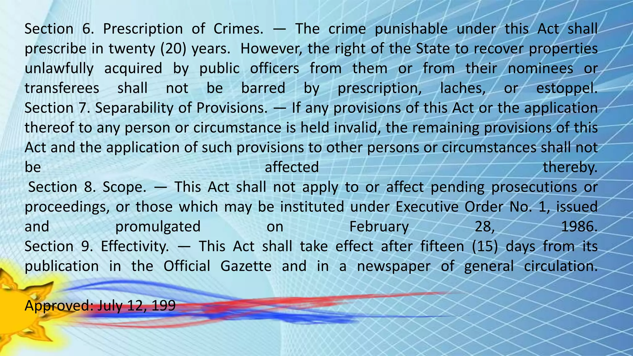 Plunder law ra_7080 | PPTX