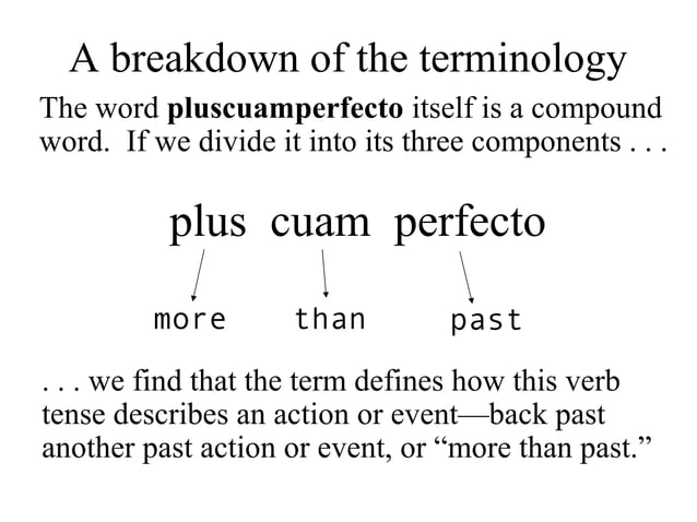 Pluperfect indicative | PPT