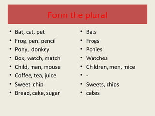Plural | PPT