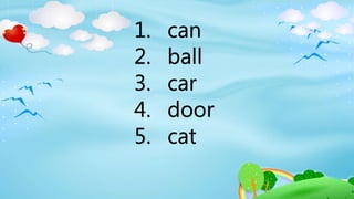 Making name words mean more than one | PPTX