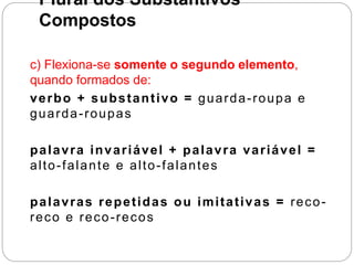 Plural dos substantivos | PPTX