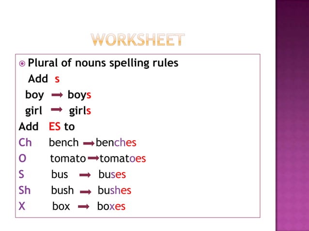 Plural forms | PPTX