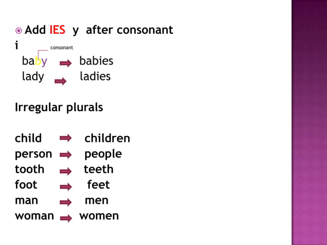 Plural forms | PPTX