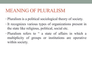 Pluralism-Political Science | PPT
