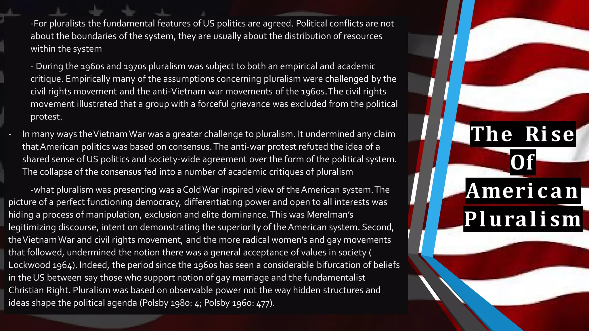 Pluralism - A State Theory | PPTX