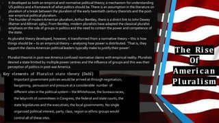 Pluralism - A State Theory | PPTX