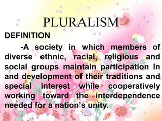Pluralism powerponit | PPT