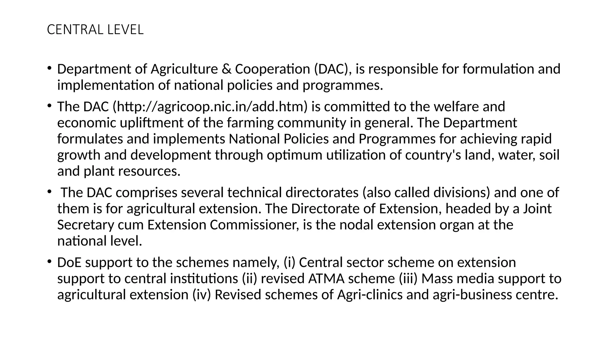 pluralistic extension systems in india.pptx