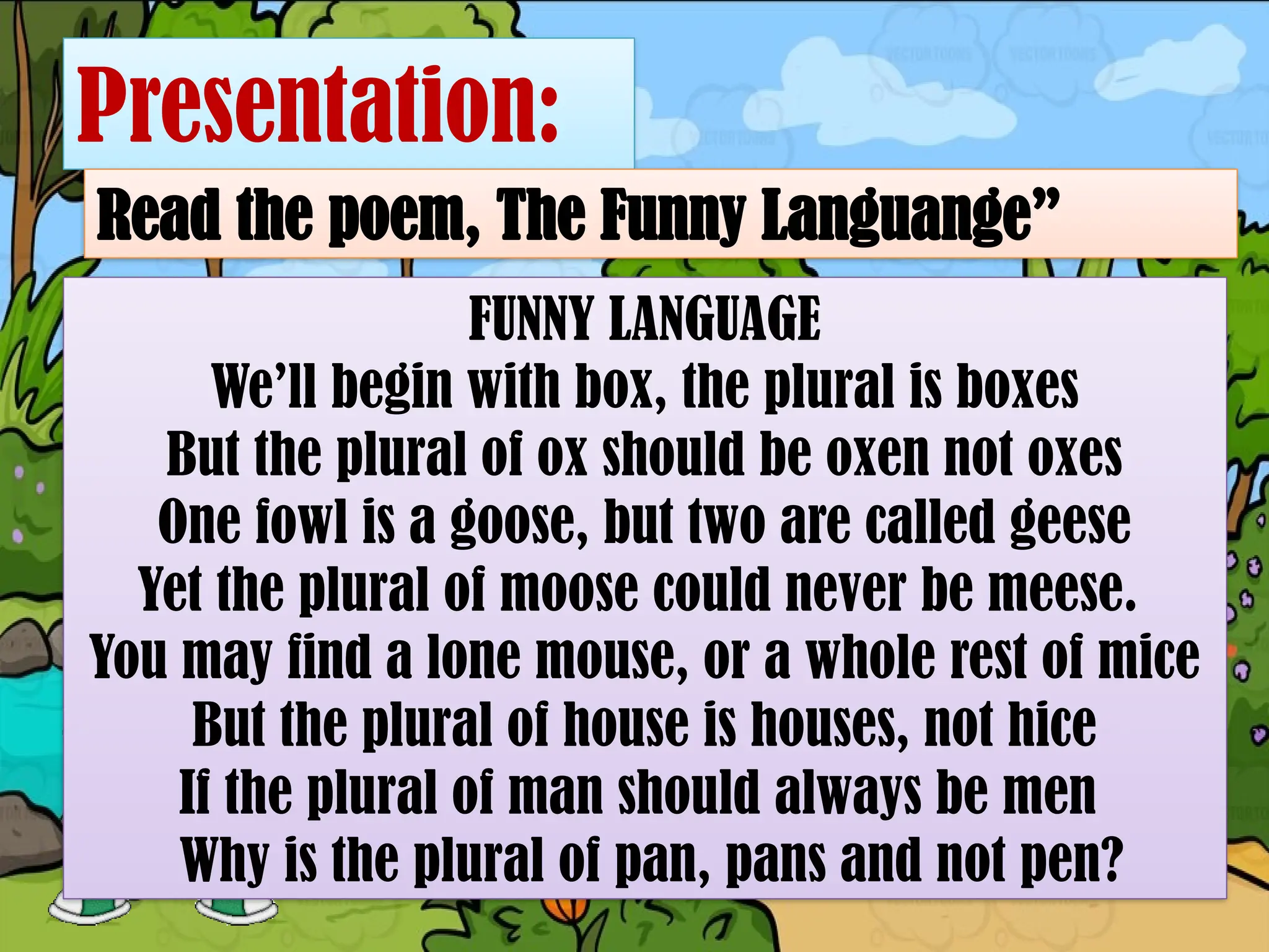 PLURALIZATION OF NOUNS in english 6.pptx