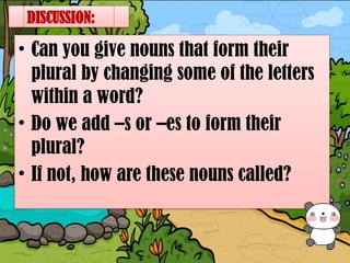 PLURALIZATION OF NOUNS in english 6.pptx