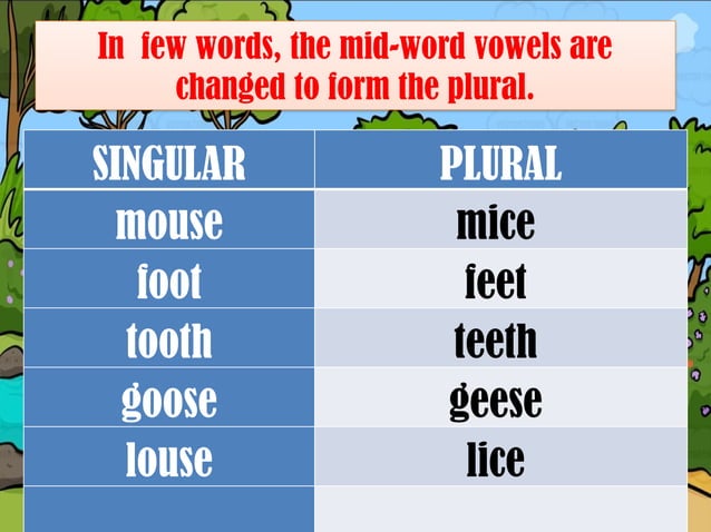 PLURALIZATION OF NOUNS in english 6.pptx