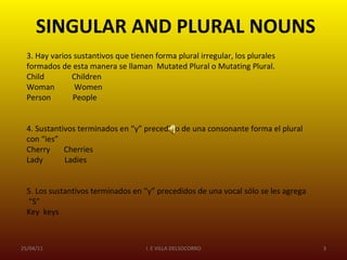 Plural nouns | PPT