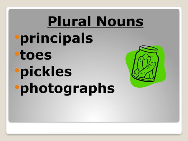 Singular and Plural Nouns PowerPoint presentation | PPSX
