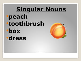 Singular and Plural Nouns PowerPoint presentation | PPSX