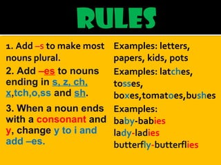 Plural nouns 2 do | PPT