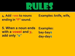 Plural nouns 2 do | PPT