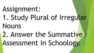 Plural of Irregular Nouns.pptx