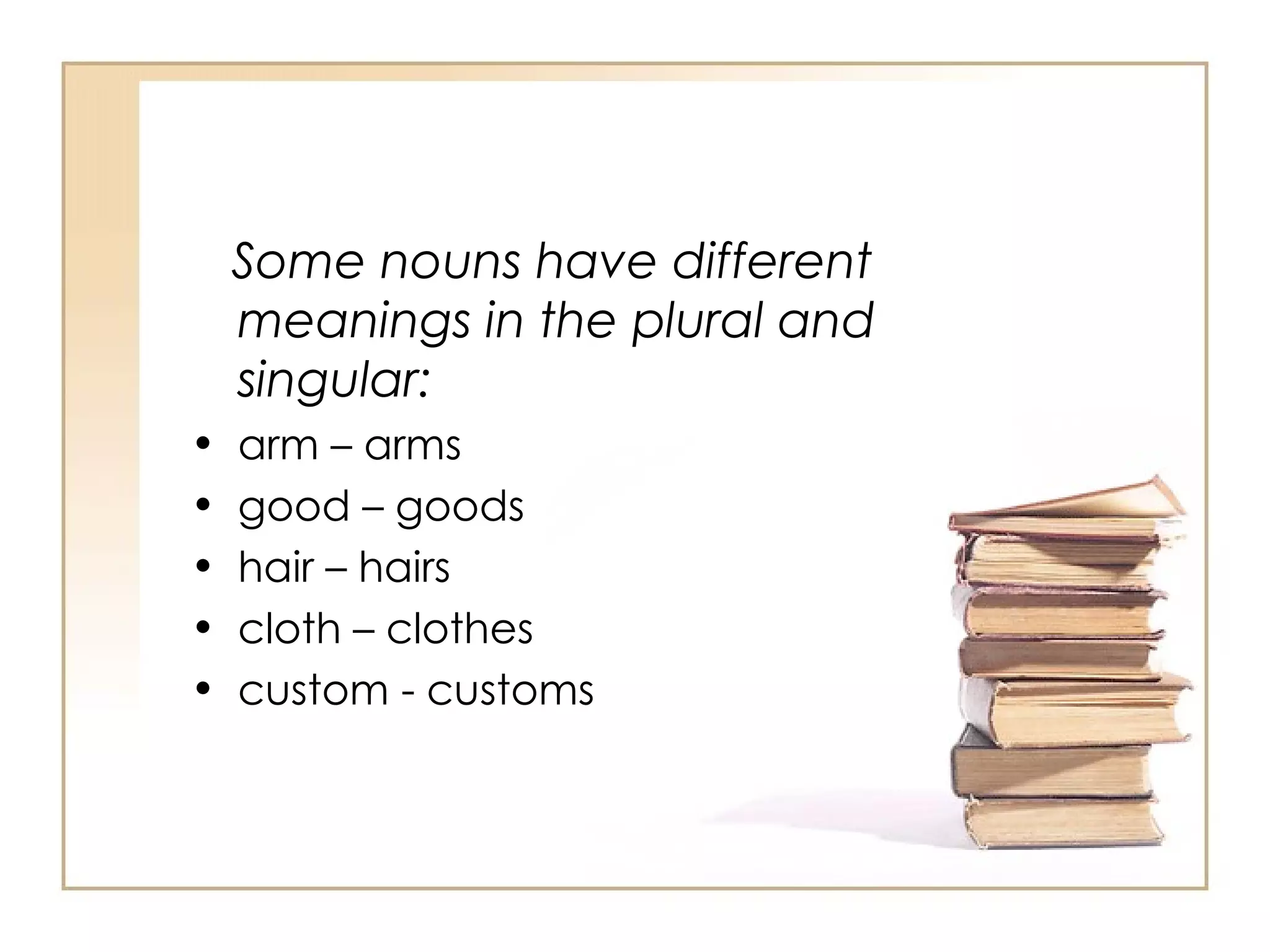 Plural Of Nouns | PPT