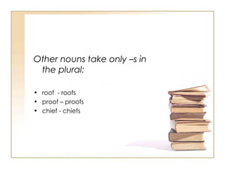 Plural Of Nouns | PPT