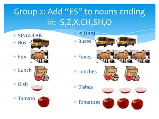 Plural of nouns | PPTX