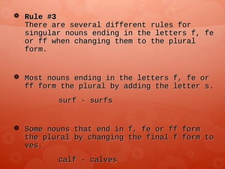 Plural possessive contractions nouns | PPT